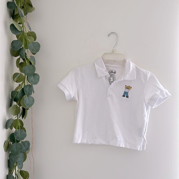 Forever 21 | Tops | Homer Simpson Polo Crop Top | Poshmark